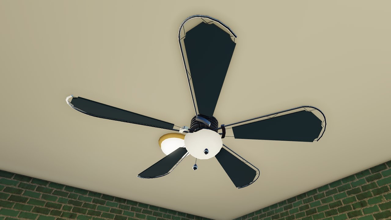 5 Blade Vintage Ceiling Fan Invention, With Wobbly Ceiling Fans - Kipas ...