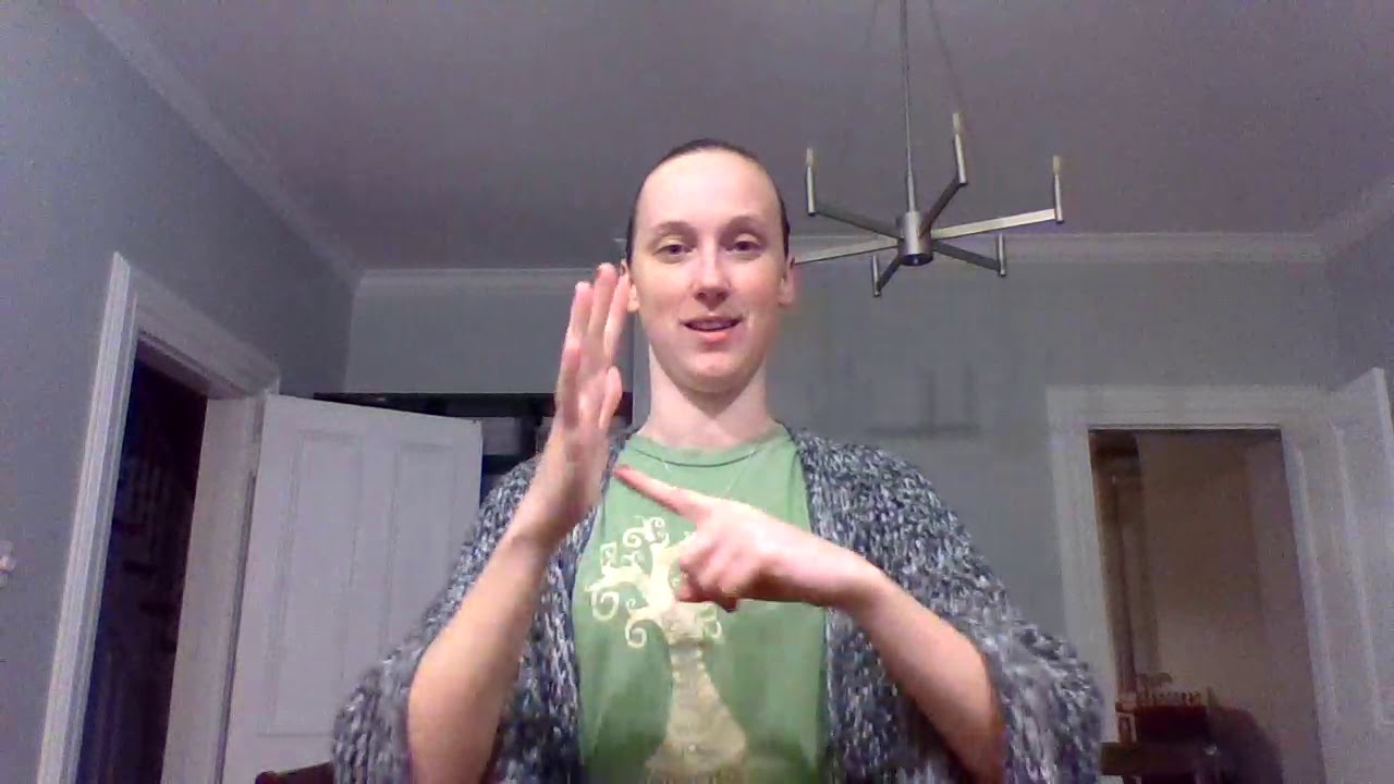 Fall season ASL words: Tree and Leaf - YouTube