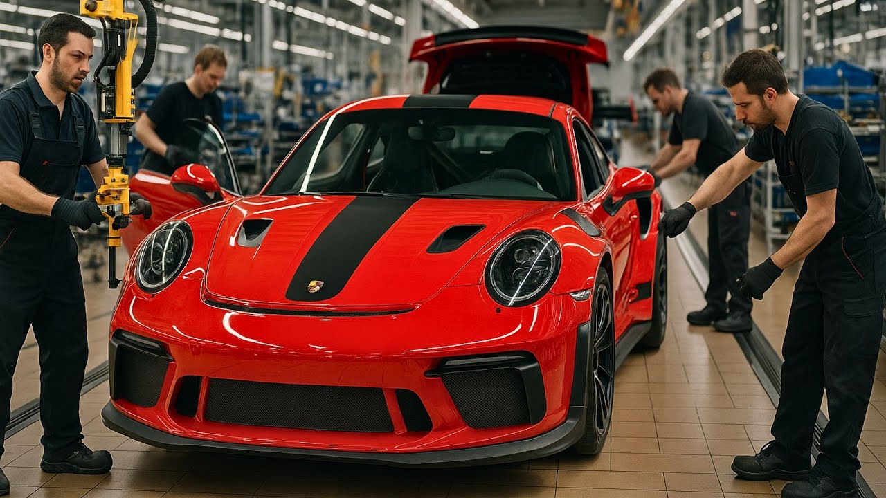 Inside the Porsche Factory: From Chassis to 330 km/h Supercar (Full ...