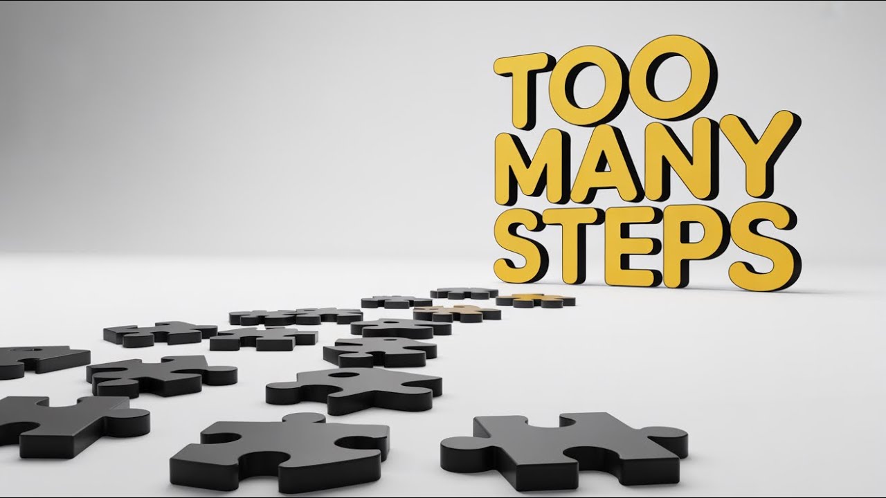 Too many steps - I'm STRUGGLING to be an Adult with Autism? - YouTube