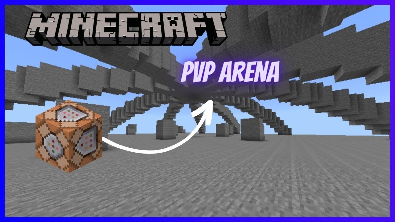 How to generate a PVP arena with 1 command block | Updated - YouTube