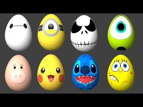 Finger Family Peppa Pig Surprise Eggs 3D Prank Smiley Faces Nursery Rhyme Song For Children