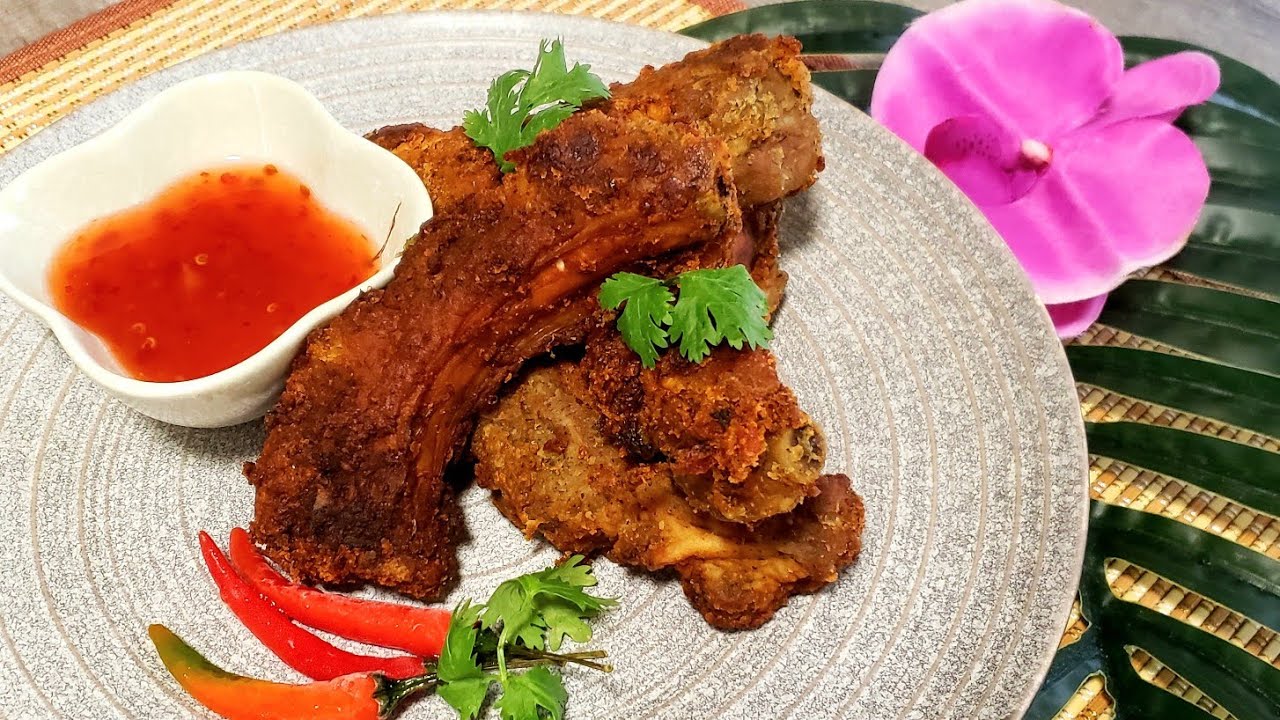 Thai Style Fried Pork Ribs Recipe ~ Episode 354 - YouTube