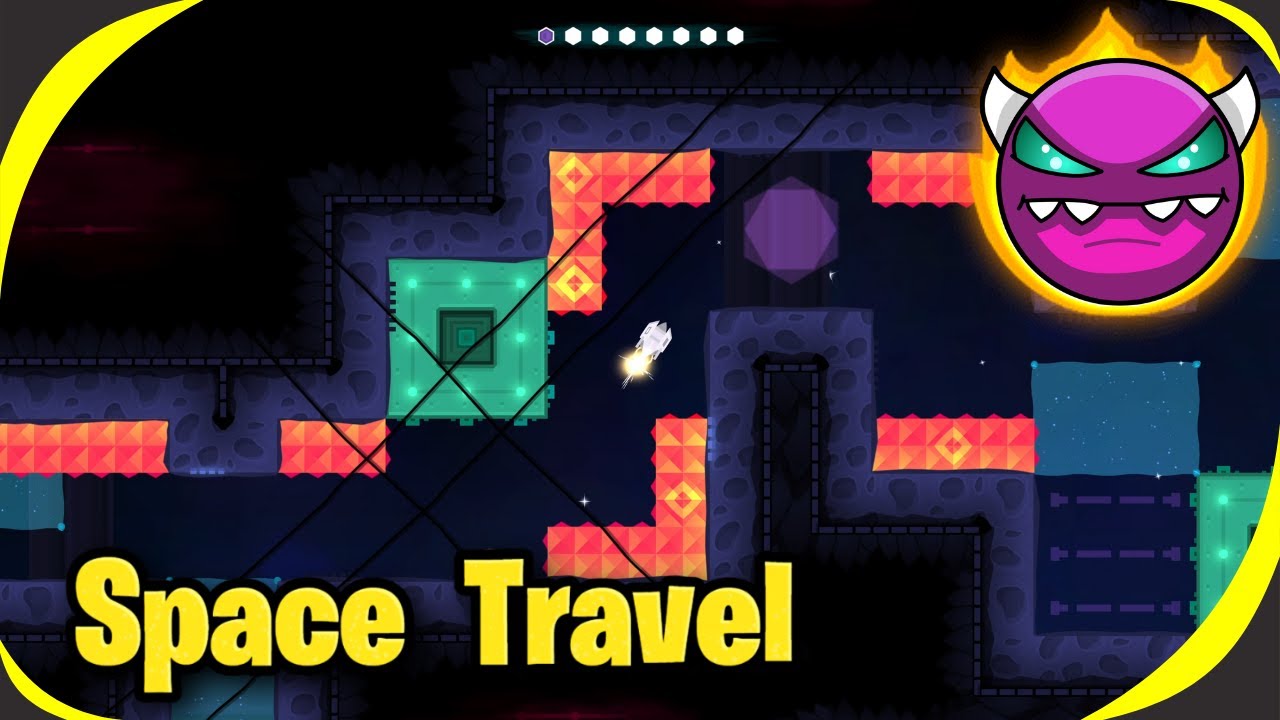 Space Travel (Medium Demon) - Geometry Dash 2.2 - YouTube