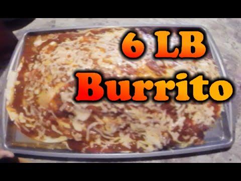 6 LB MONSTER Burrito Challenge @ Tacos and Beer - YouTube
