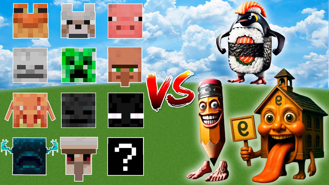 which vanilla mobs is the strongest against all New Brainrot Animal ...