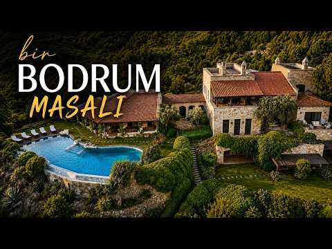 BODRUM'DA DOĞANIN İÇİNE GİZLENMİŞ TAŞ MALİKANE