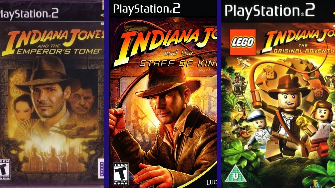 TODOS OS JOGOS DO Indiana Jones DO Playstation 2 - INDIANA JONES PS2 ...