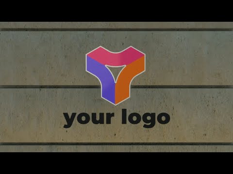 Shard logo assembly Reveal Animation - Personalized logo and colors - sound included