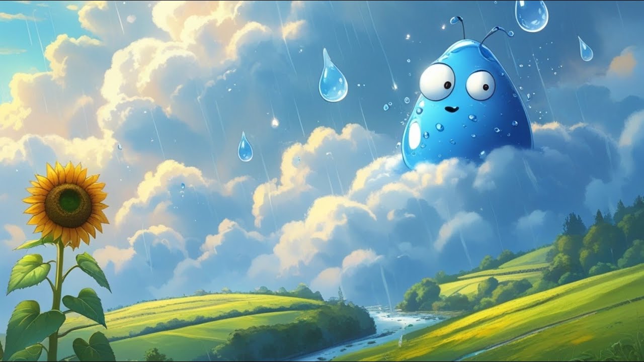 The Brave Little Raindrop | A Fun and Inspiring Story for Kids - YouTube