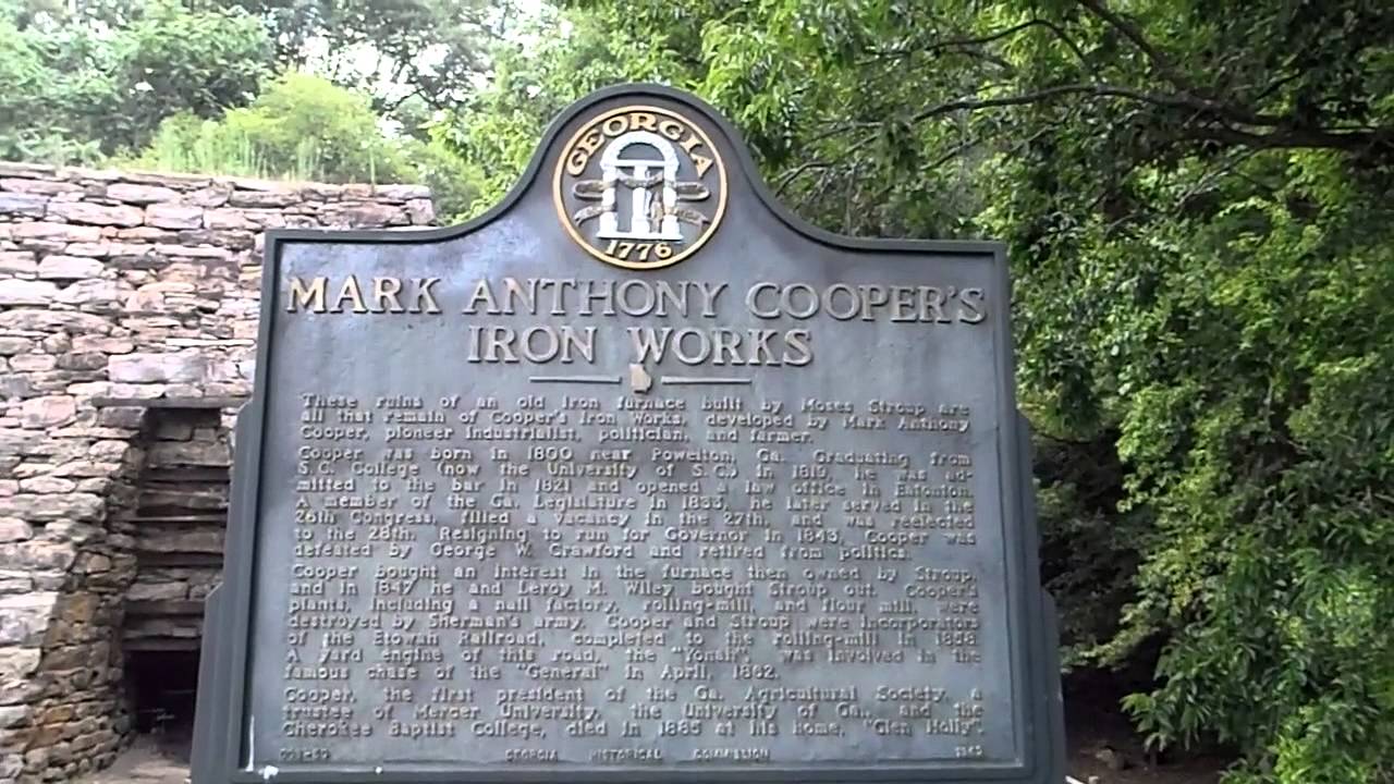 Mark Anthony Coopers Iron Works Furnace Area - YouTube