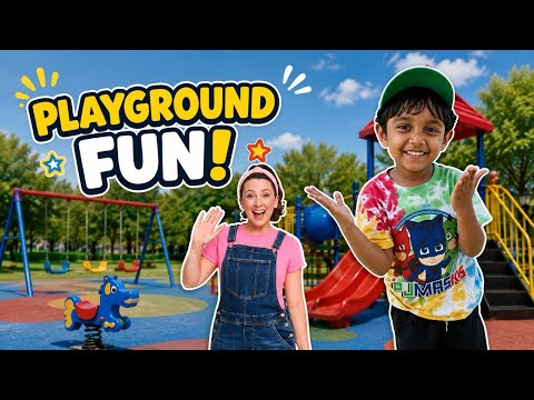 Ms Rachel toddler learning | Learning at an Outdoor Playground #msrachel #toddlerlearning #kidssong
