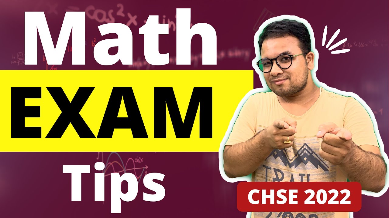 🔴MATH Exam Tips | CHSE 2022 | All The Best - YouTube