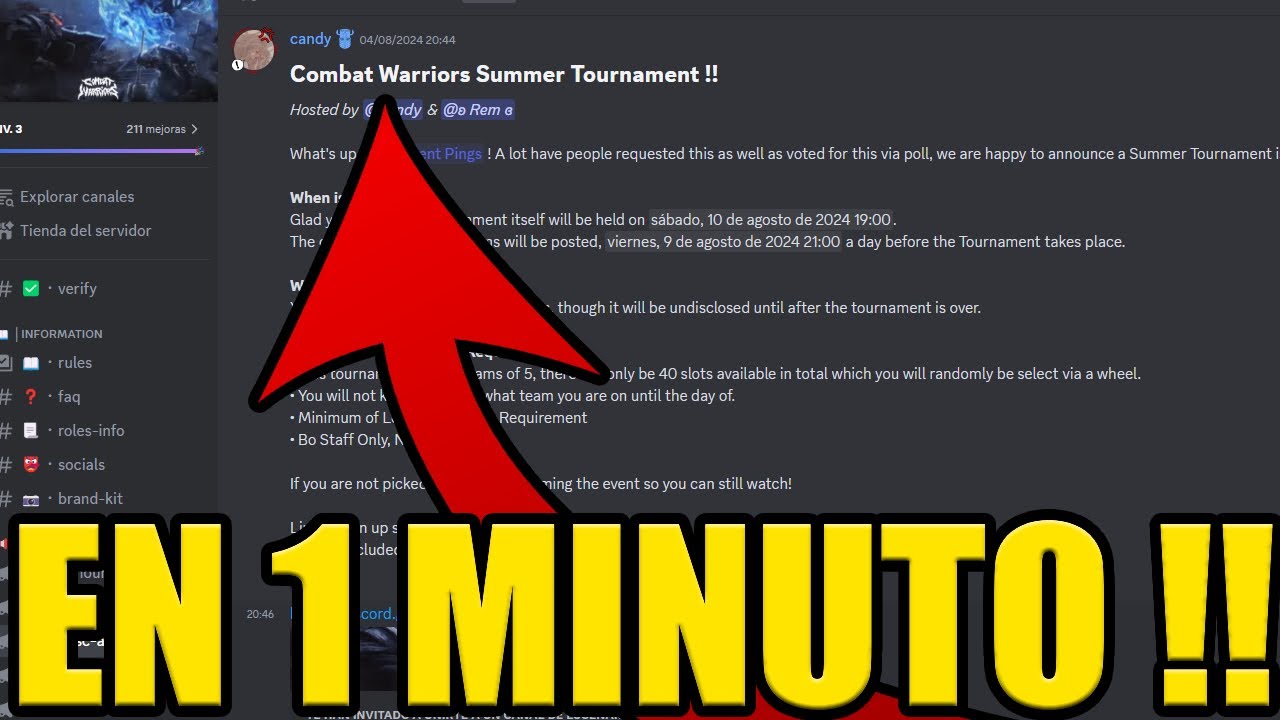 como UNIRSE al DISCORD de COMBAT WARRIORS - YouTube