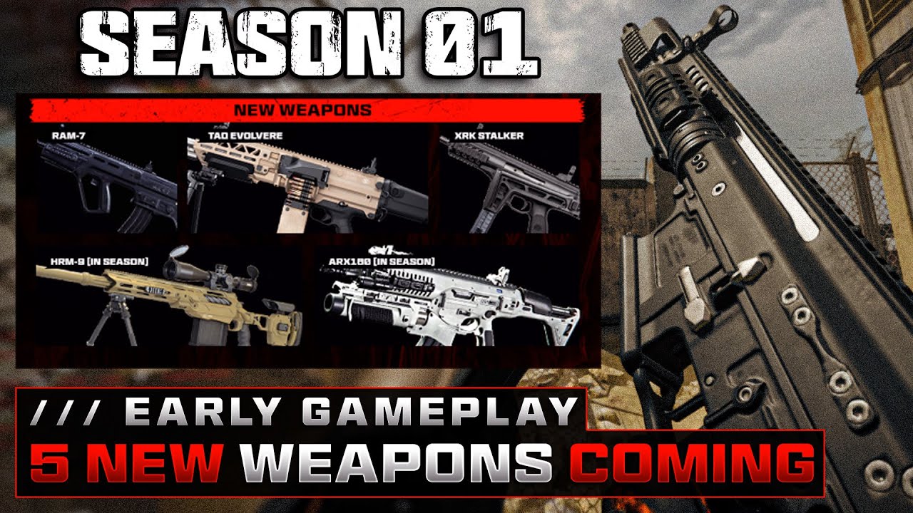 EARLY GAMEPLAY: MW3 Season 1 Weapons & Blueprints… (NEW SNEAK PEEK ...
