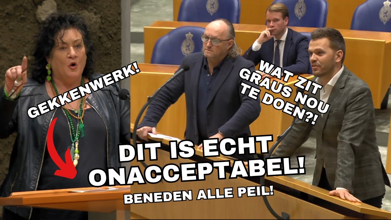 Van Der Plas dient GEEN moties meer in! HET IS GEKKENWERK! Graus (PVV ...
