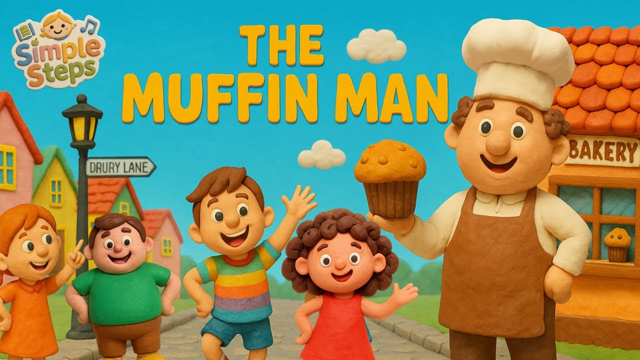 Muffin Man Claymation | Tasty Nursery Rhyme Adventure! - YouTube