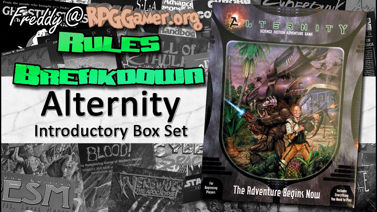 Alternity Introductory Box Set (TSR/WotC 1998) | Rules Breakdown - YouTube