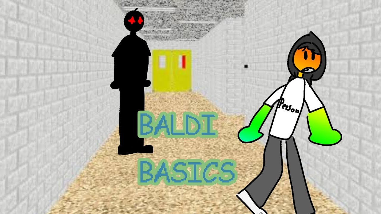 Playing Baldi's Basics (with my childish voice) - YouTube