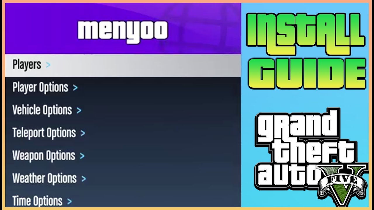 GTA 5 - How to Install Menyoo mod (V1.4.0) | GTA V PC Tutorial - YouTube