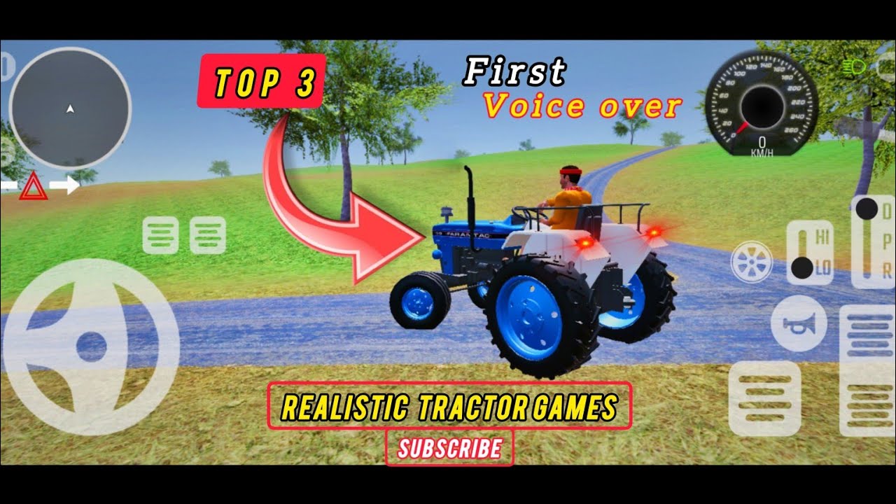 Top 3 Best Realistic Tractor Simulator Game's For Android | First Voice ...