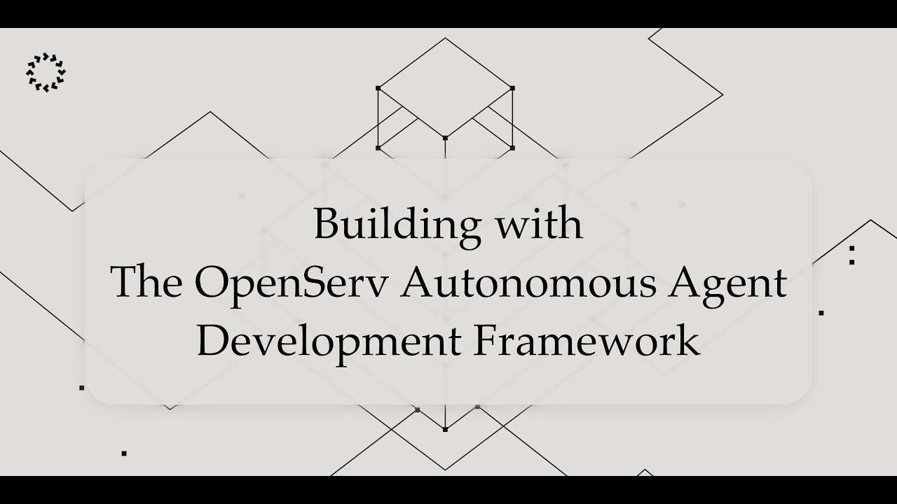 Building with the OpenServ Agent Framework - YouTube