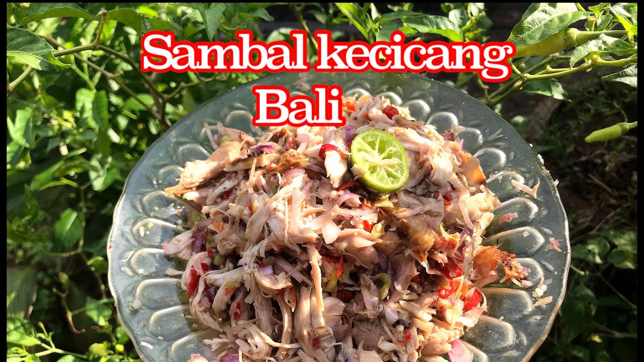 Sambal kecicang khas Bali #ajegbali - YouTube