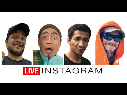 Live Instagram bersama Saiful Apek, Wahid, Yassin & Pak Ya