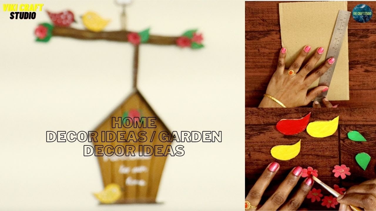 HOME DECOR IDEAS | GARDEN DECOR IDEAS | DIY CRAFT | VIKI CRAFT STUDIO ...
