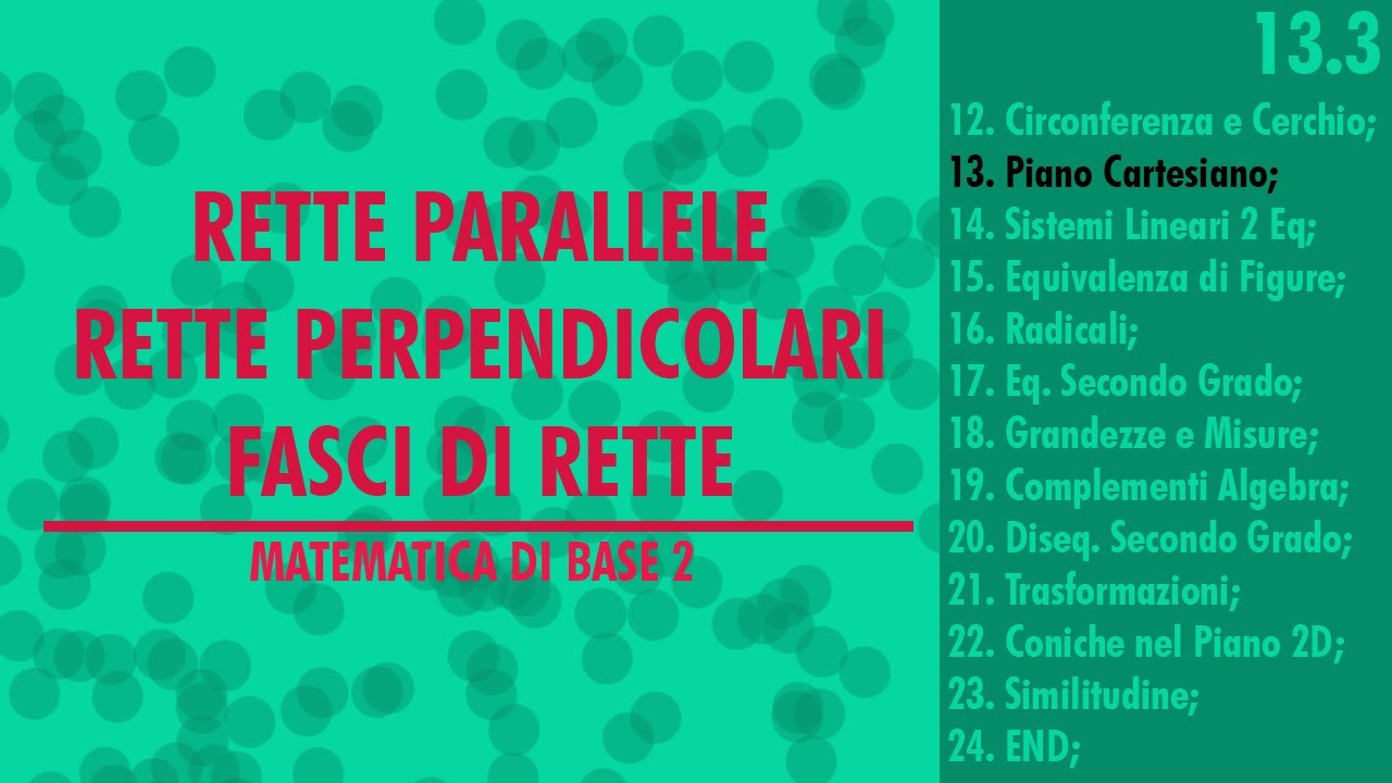 70.Rette Parallele, Perpendicolari e Fasci di Rette - YouTube