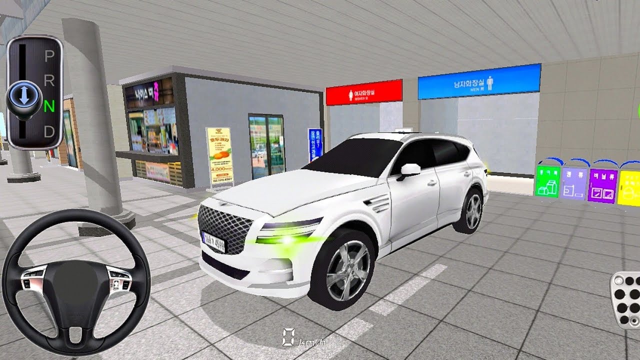 New SUV car Genesis GV80 in Parking Building - 3D Driving Class ...