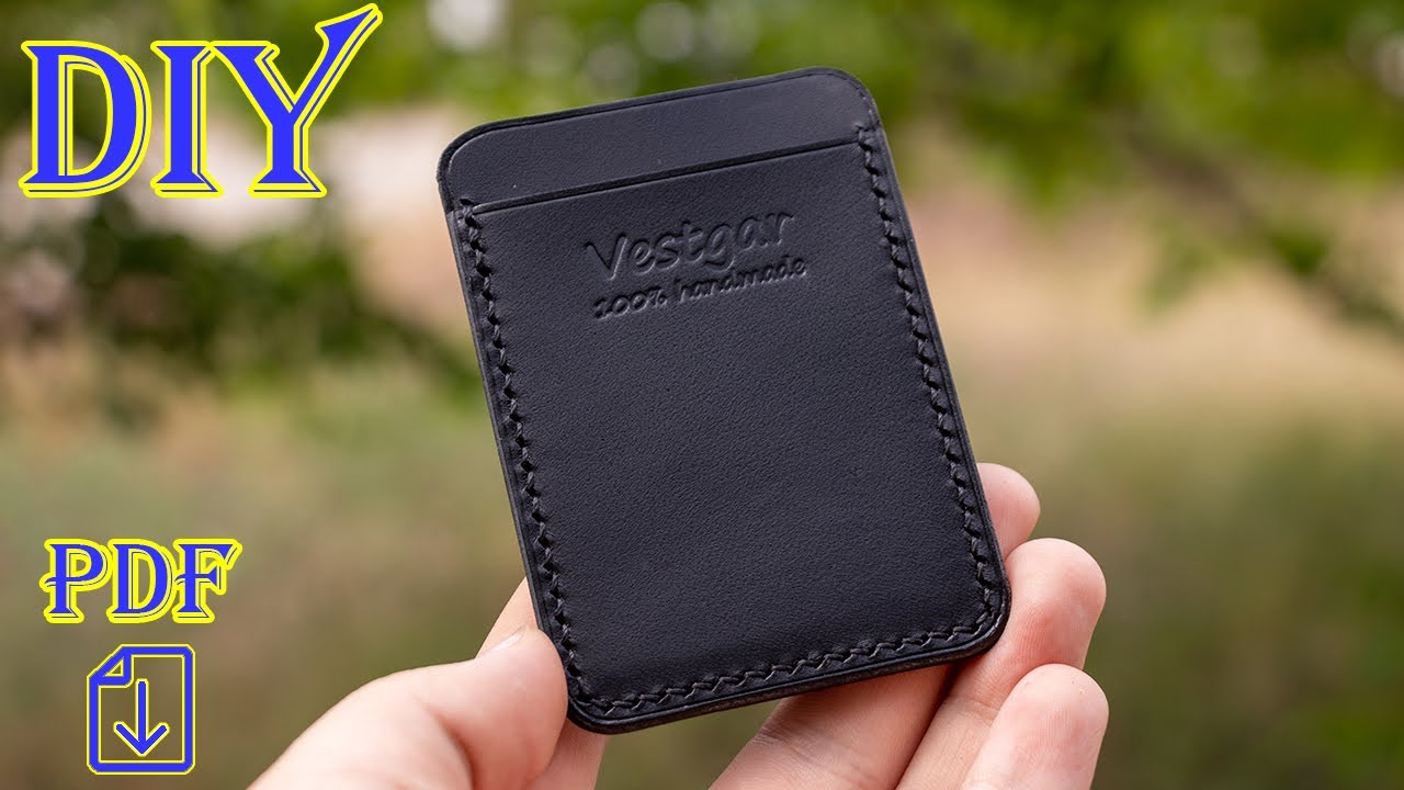 [DIY] Make Your Own Leather Bill Clip - Step by Step Tutorial by # ...