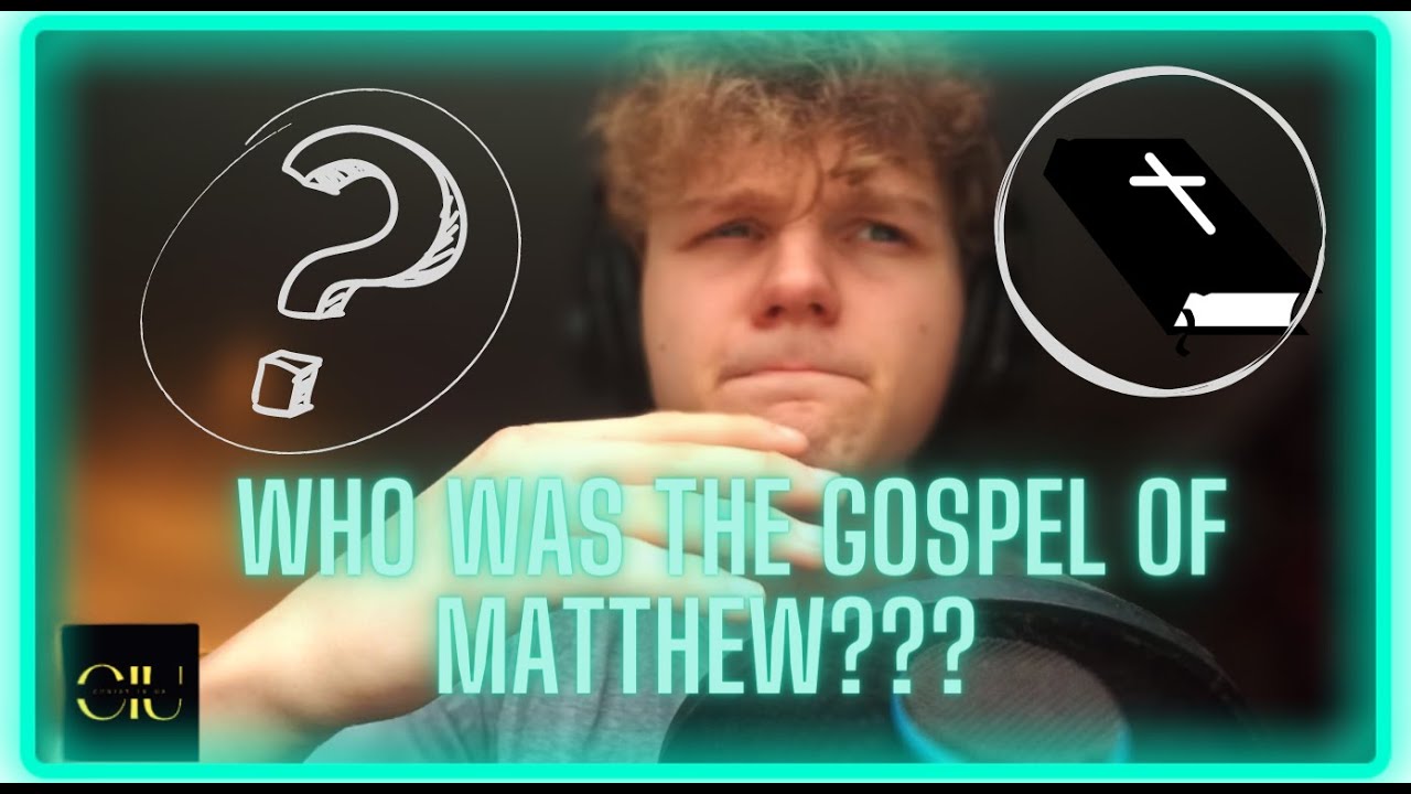 Who Was The Gospel Of Matthew??? - YouTube
