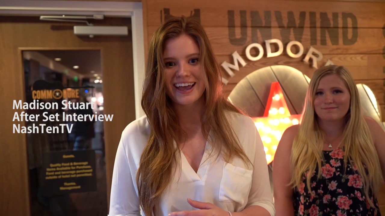 Madison Stuart After Set Interview at Commodore Grille in Holiday Inn ...