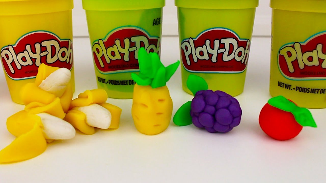 How to Make 6 Mini Play Doh Fruits | Fun Easy DIY Play Dough Art ...
