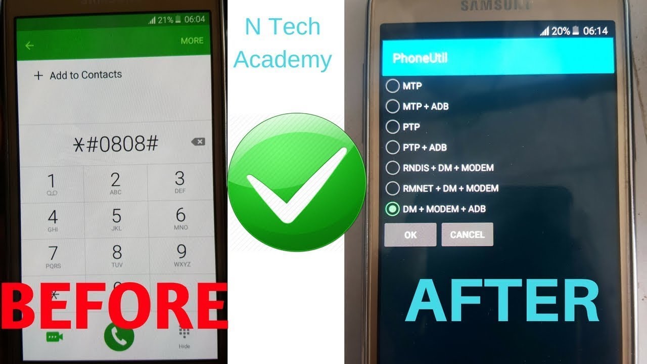 Fix Samsung factory code not work like *#06# - YouTube
