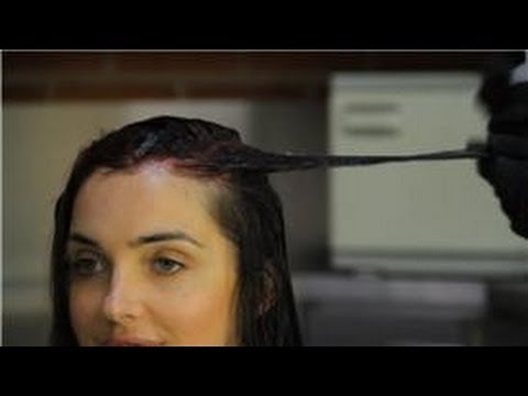 Hair Color : How to Apply Hair Color and Touch Up Roots - YouTube