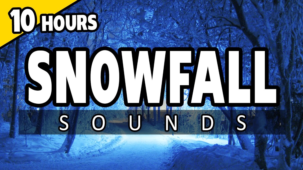 🎧 SNOWFALL Sounds - SNOW STORM and BLIZZARD SNOW SOUNDS for Sleep ...