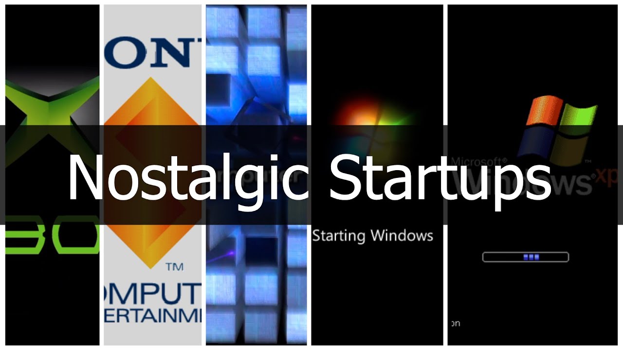 10 Nostalgic OS Startups! - YouTube