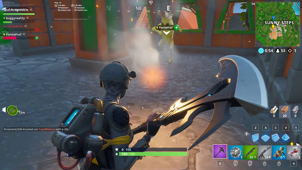 Fortnite 2019.04.03 - Rezzing the Boss - YouTube