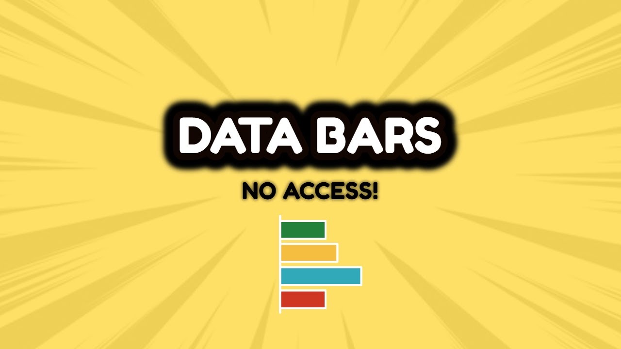 Como criar um Data Bars no Access - YouTube