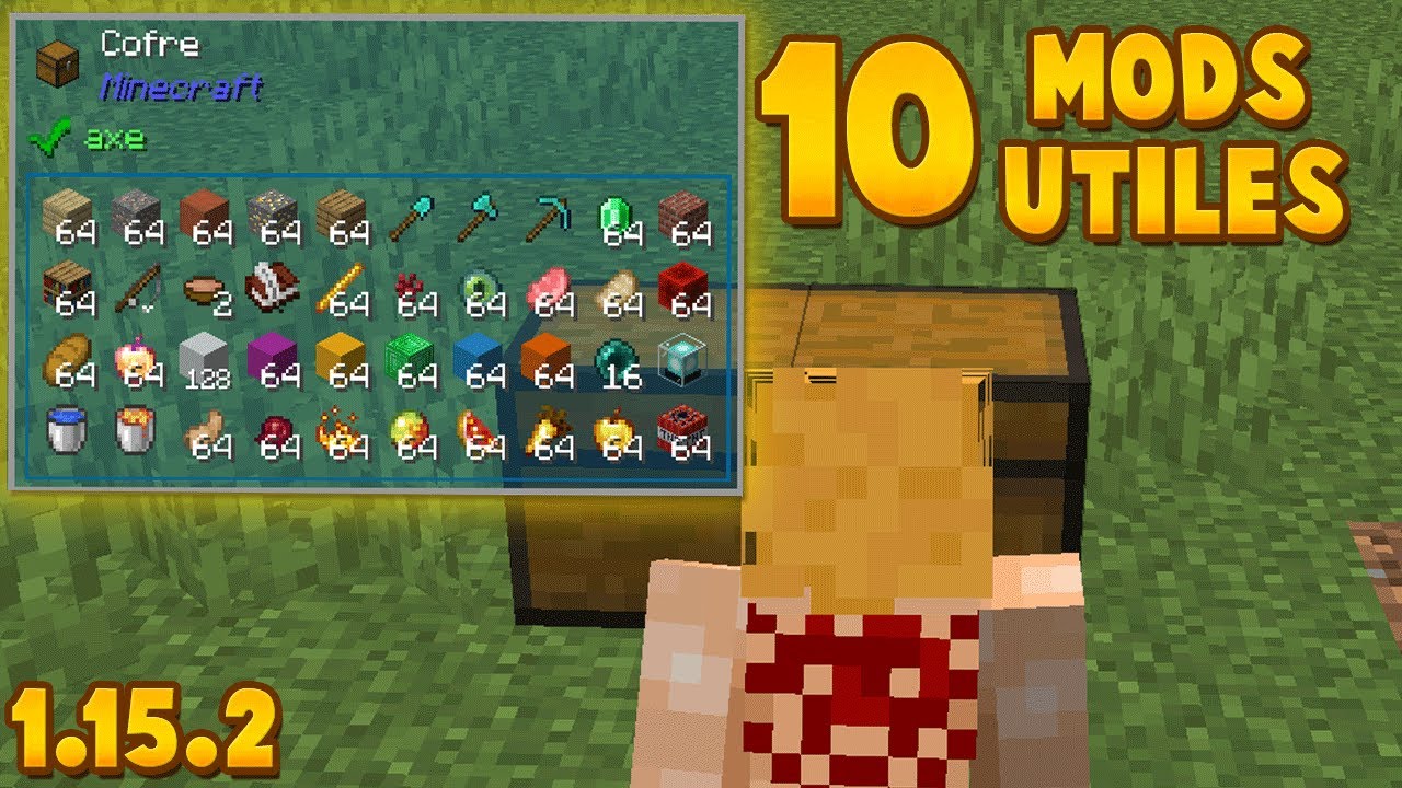 10 NUEVOS MODS ÚTILES para MINECRAFT 1.15.2 - YouTube
