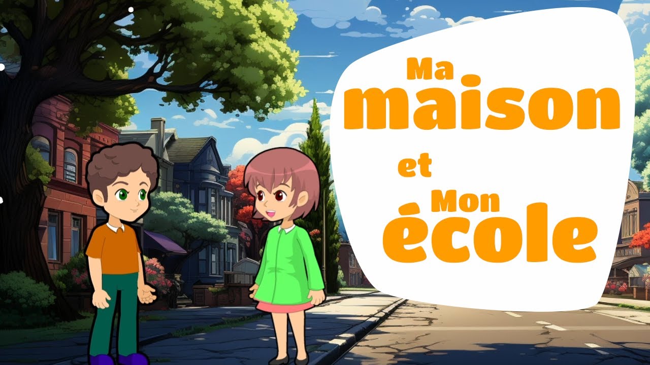 Ma maison/mon école/le lexique de localisation/où habites tu?/ Donner ...