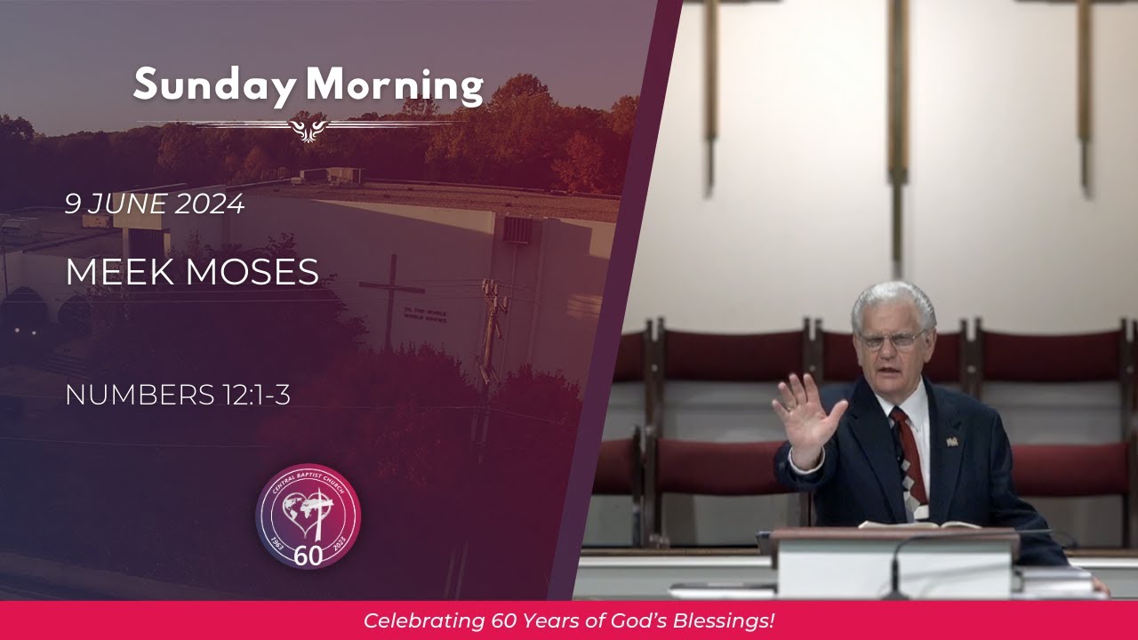 Meek Moses - 9 June 2024 - Sunday Morning - CBC Service - YouTube