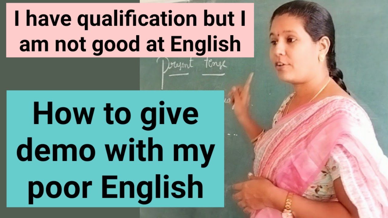 I Am Bad At English But How To Give Demo Demo Lecture Phrases YouTube