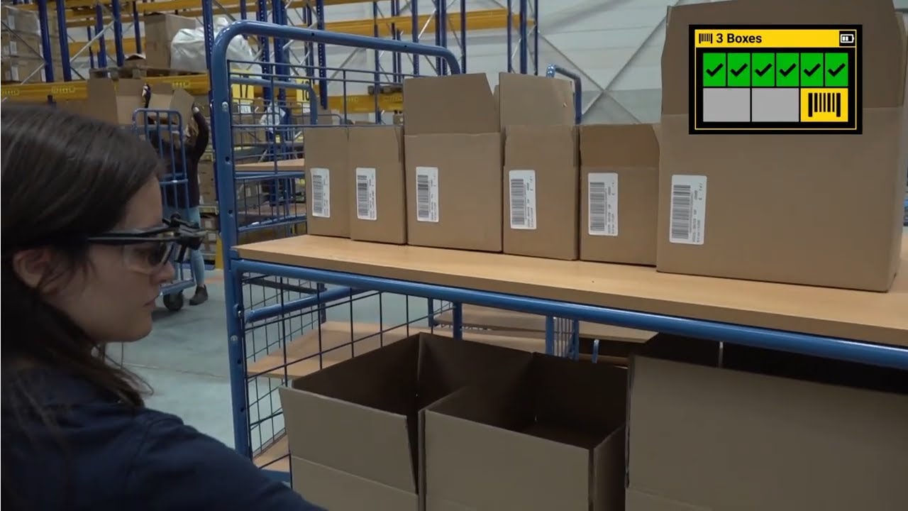 Zebra Enterprise Head-Mounted Display at BlueStar European Warehouse ...