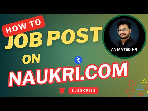 How To Upload Job Vacancies In Naukri Com