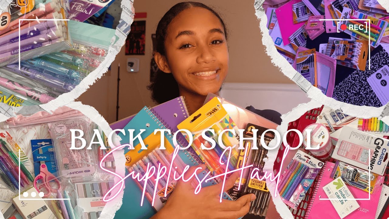 2025 BACK TO SCHOOL SUPPLIES HAUL | Junior Year - YouTube