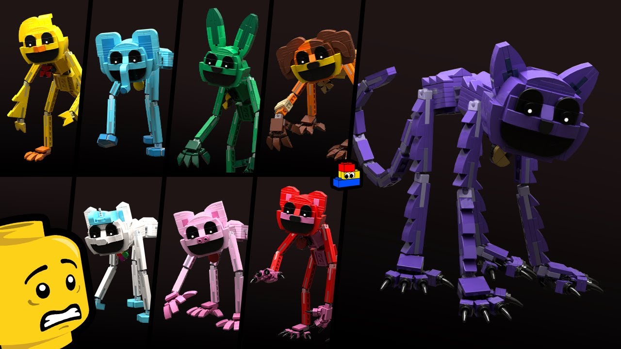 LEGO Poppy Playtime 3: Building CatNap and the Smiling Critters ...