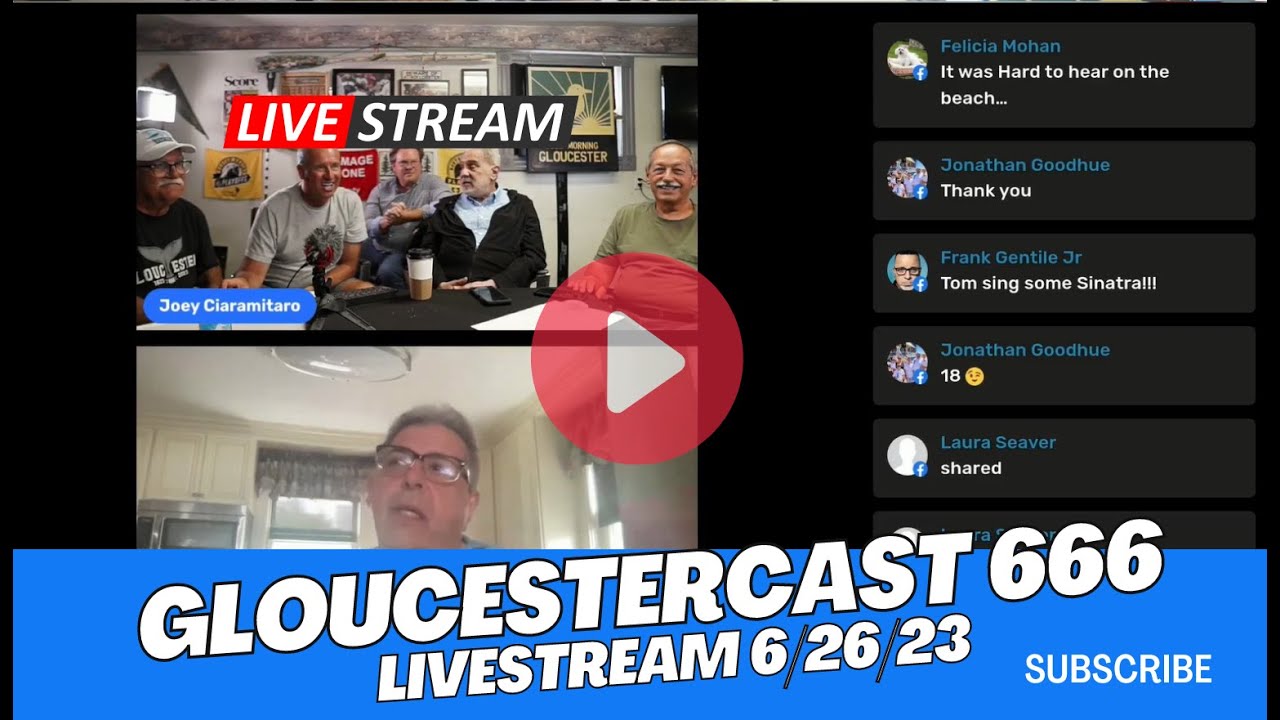 GloucesterCast 666 6/26/23 Ringo Tarr, Barry Pett and Bigtom Brancaleone - YouTube